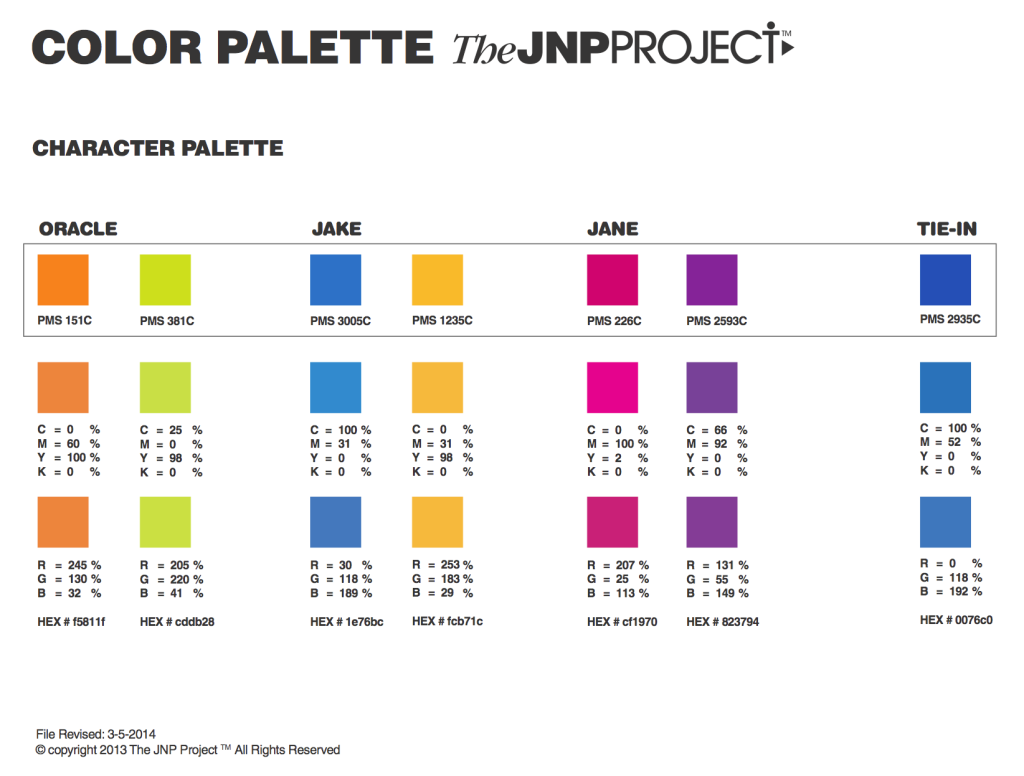 #33: CHARACTER COLOR PALETTES | Adventures to Awesome